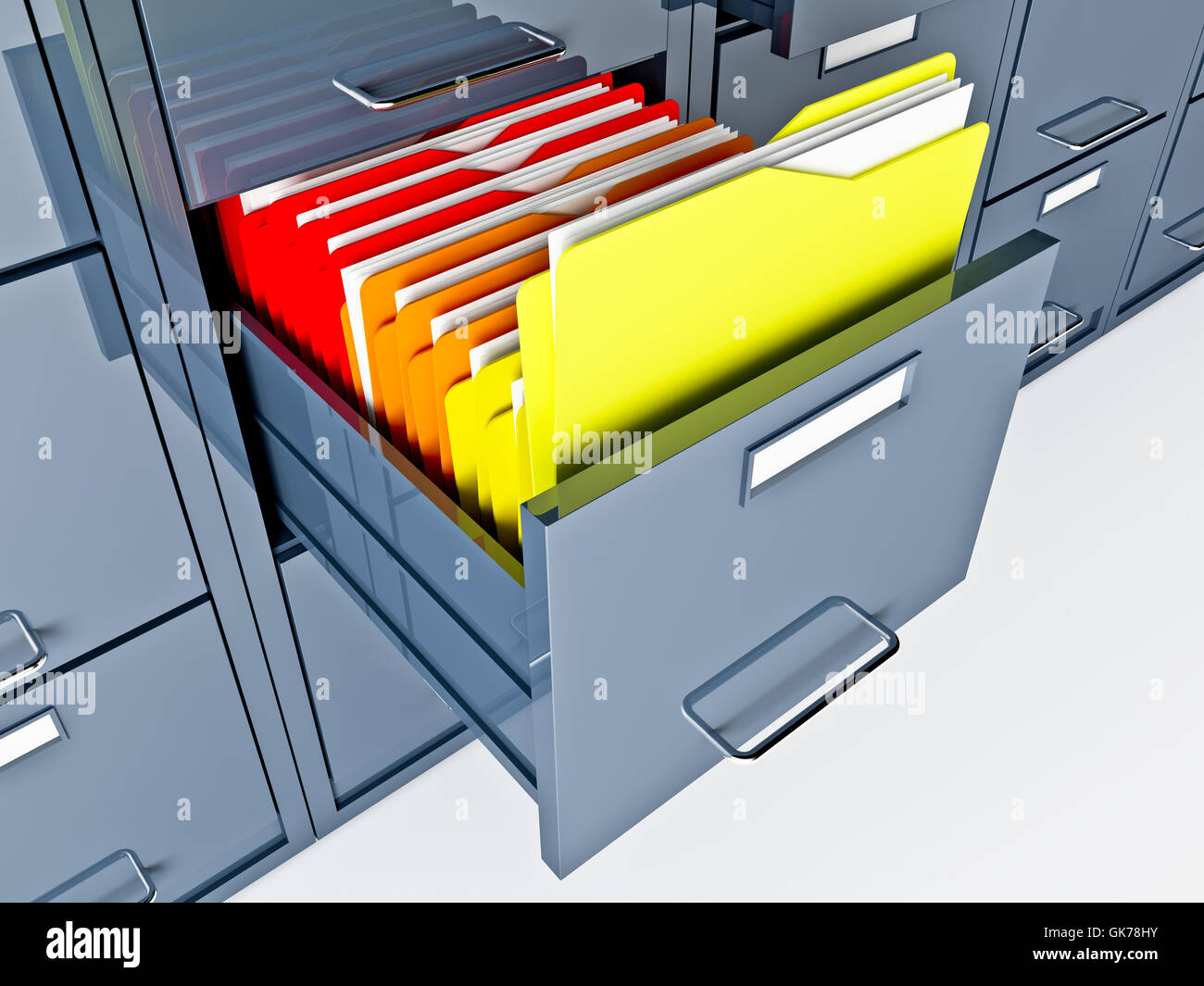 office cabinet filing cabinet Stock Photo - Alamy