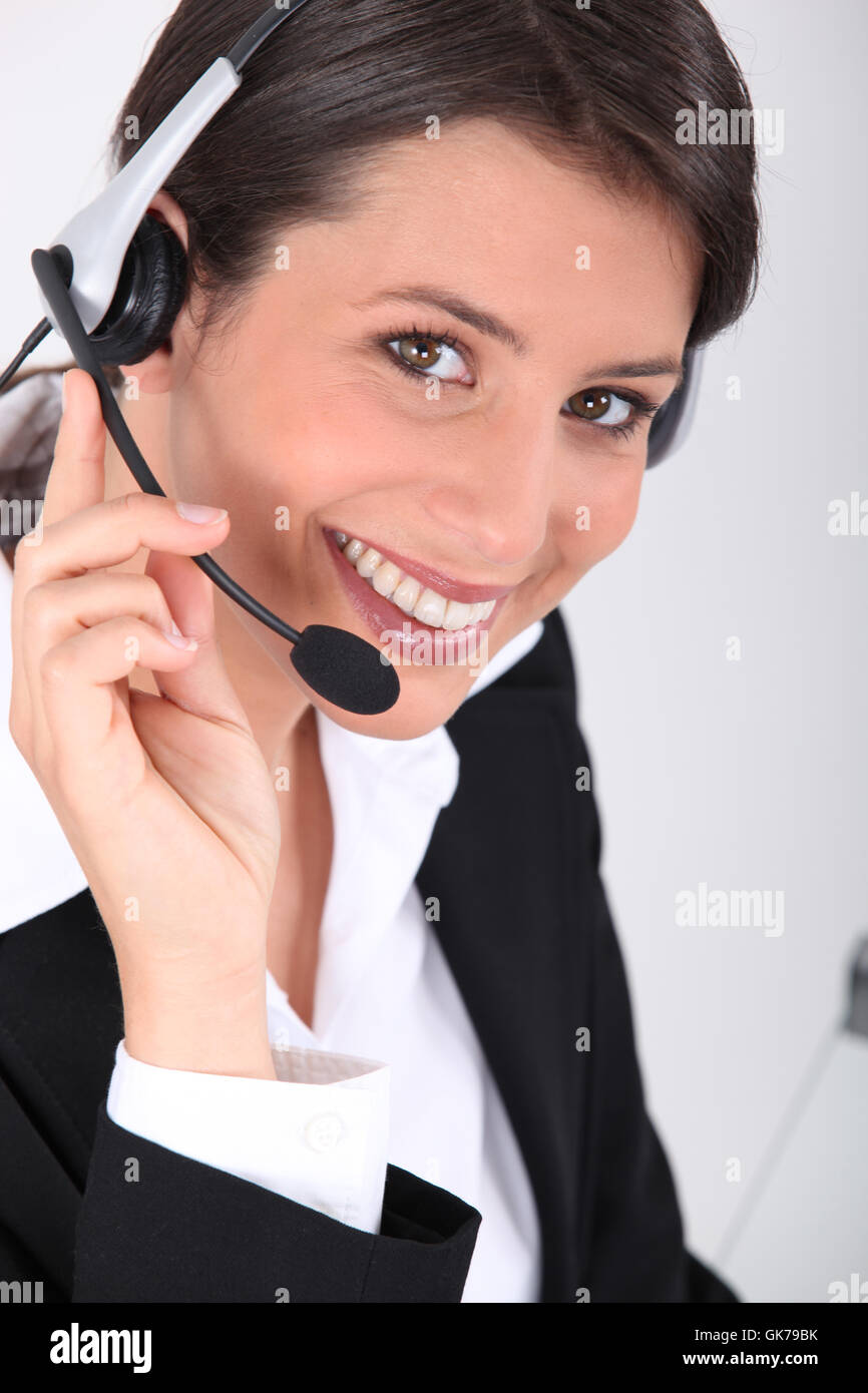 woman talk speaking Stock Photo - Alamy
