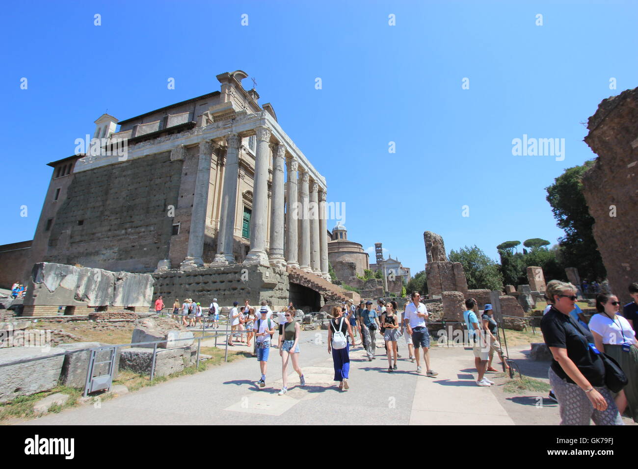 Roman Forum, Ancient Rome, Rome, Lazio, Italy, Europe Stock Photo - Alamy