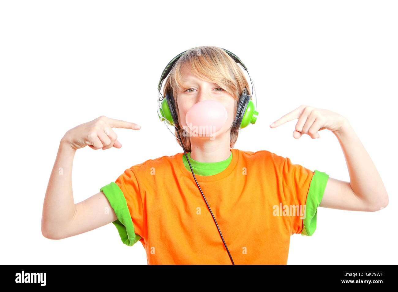 music earphones headphones Stock Photo - Alamy