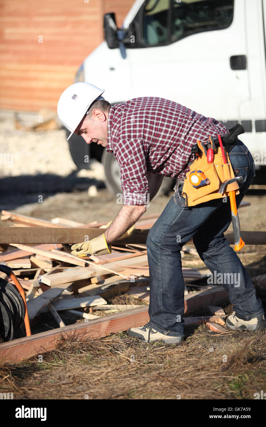 build beam bad Stock Photo - Alamy
