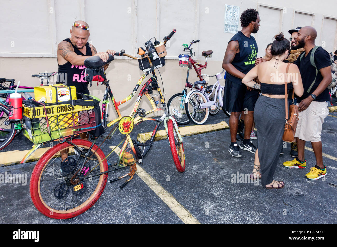 Miami Florida,Hialeah,Leah Arts District,community block party,street ...