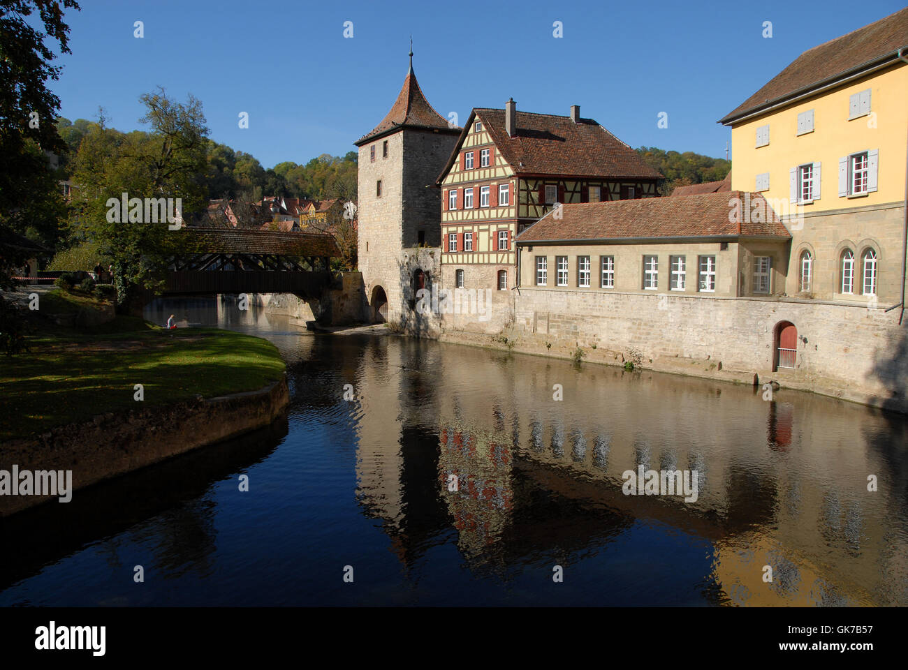 The old town of schwabisch hall hi-res stock photography and images - Alamy