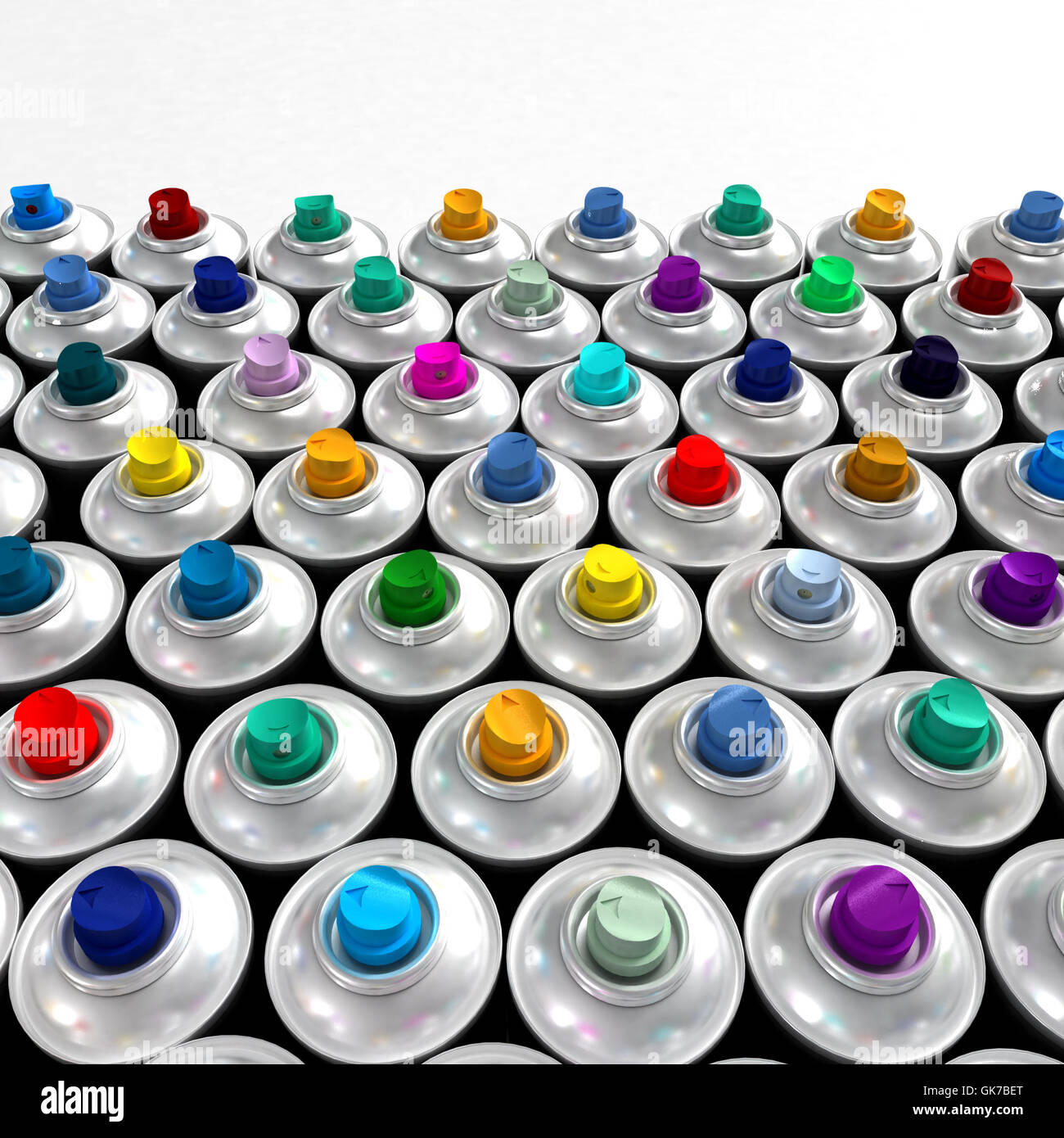 art painting silver Stock Photo - Alamy