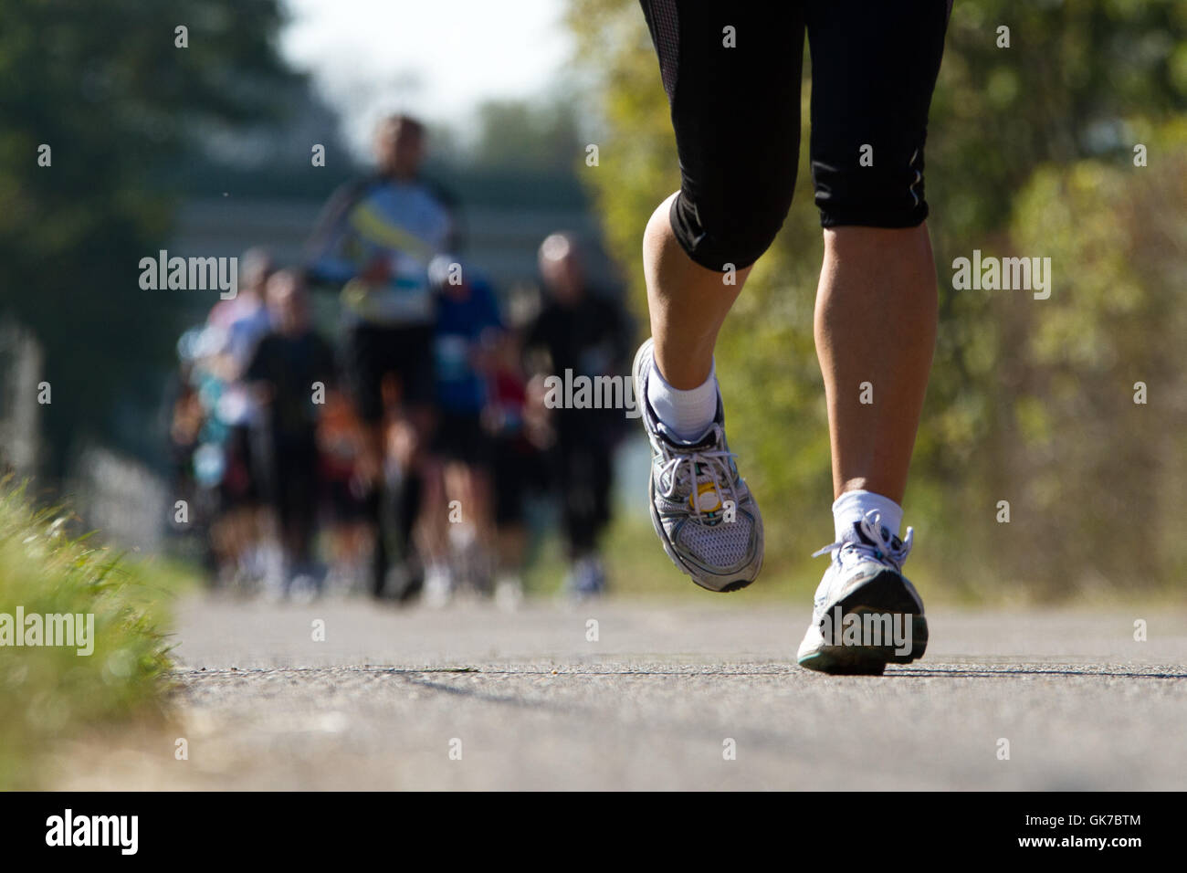 marathon runner in competition Stock Photo - Alamy