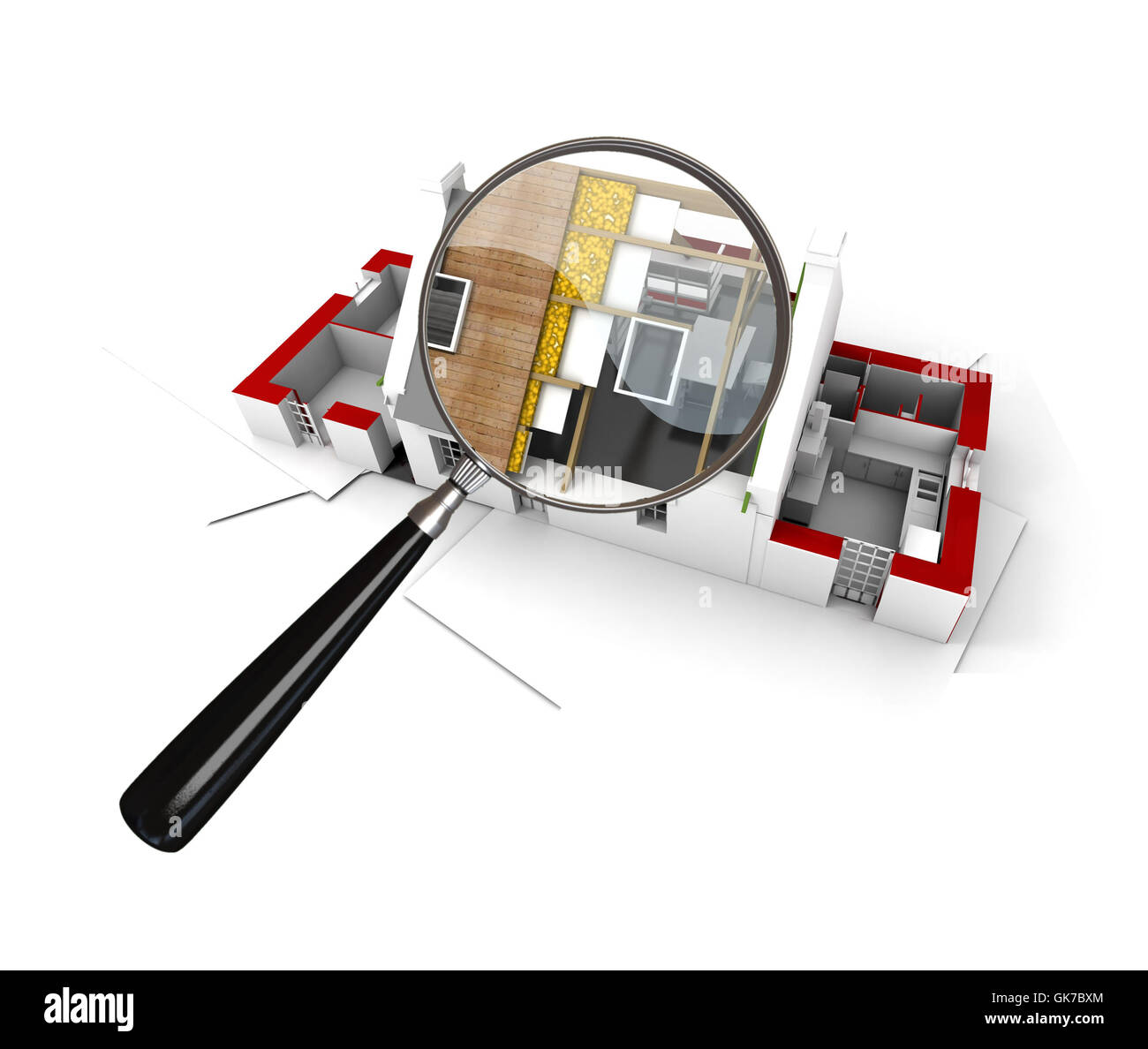 house building model Stock Photo - Alamy