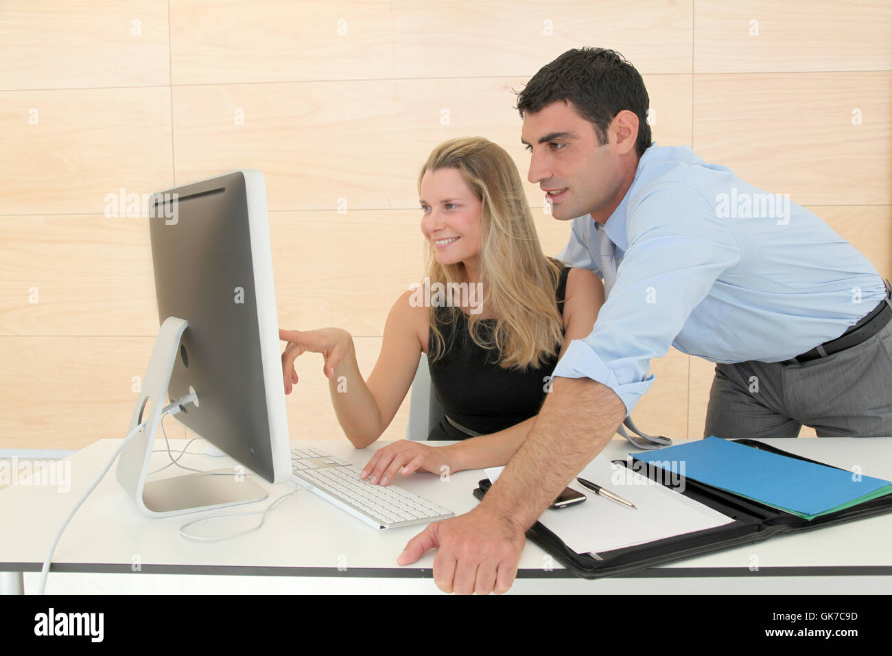 woman office secretary Stock Photo - Alamy