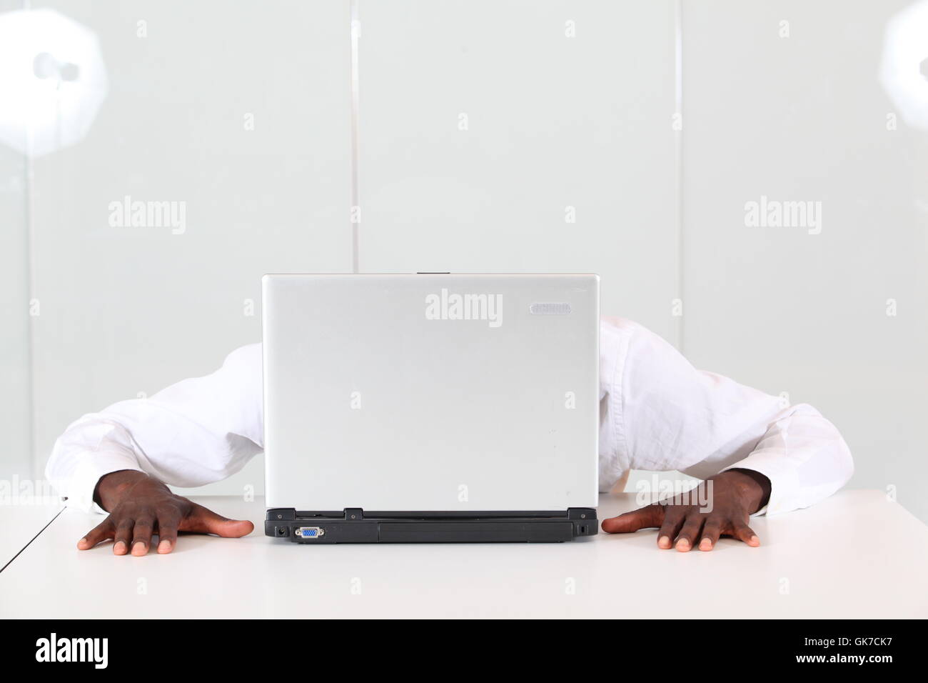 office desk isolated Stock Photo - Alamy
