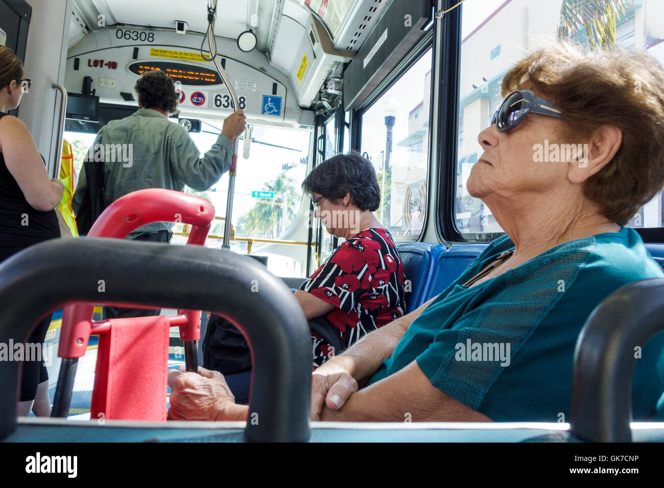 Miami Dade Metrobus Public Bus Transportation High Resolution Stock ...