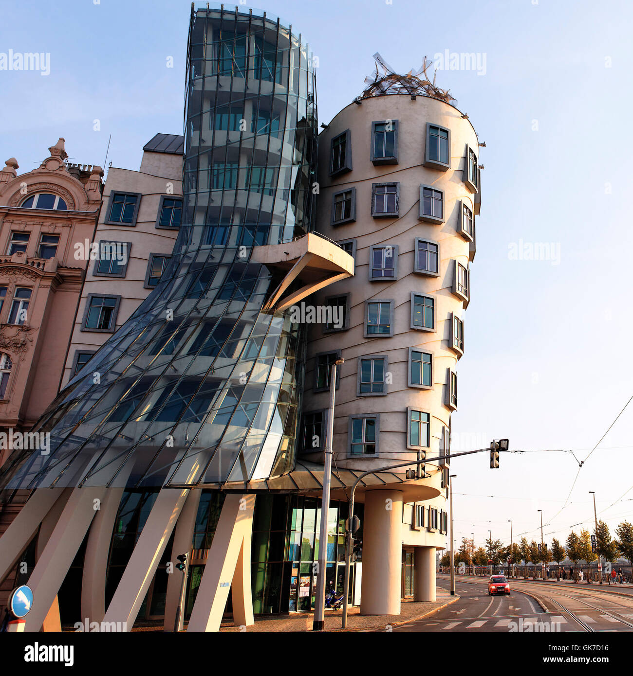 prague style of construction architecture Stock Photo - Alamy