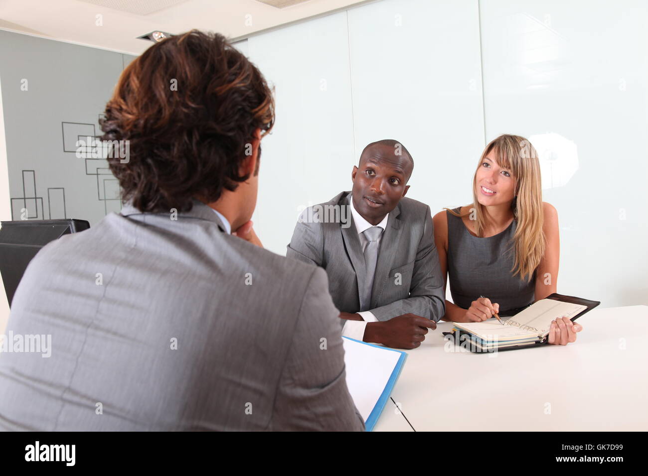 office application interview Stock Photo - Alamy