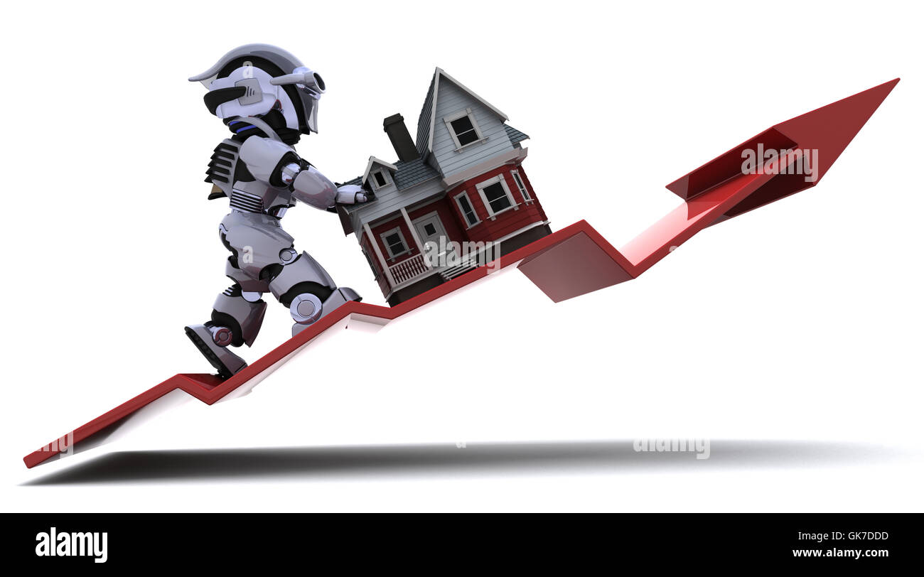 house building chart Stock Photo - Alamy