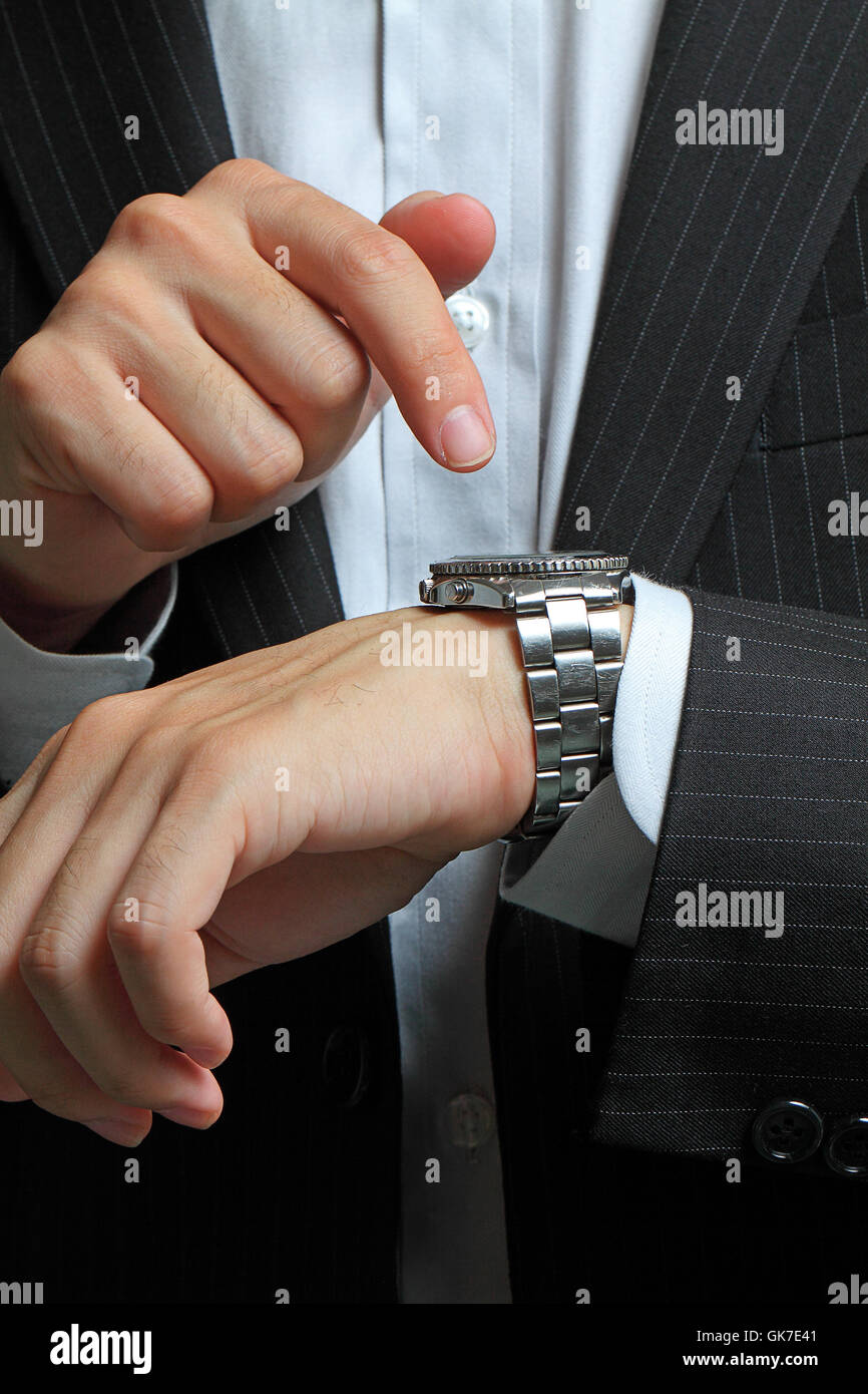 hand watch asian Stock Photo - Alamy