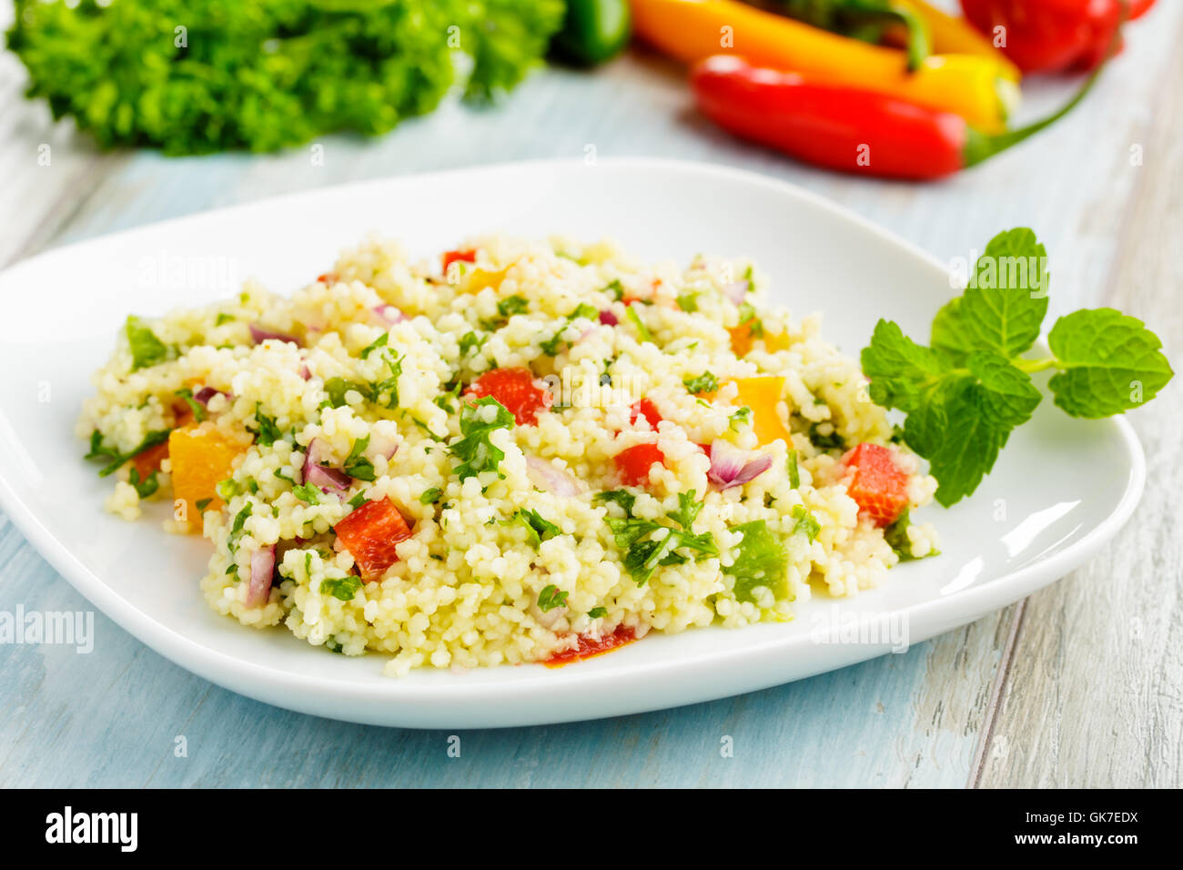 Lebanese tabbouleh hi-res stock photography and images - Alamy