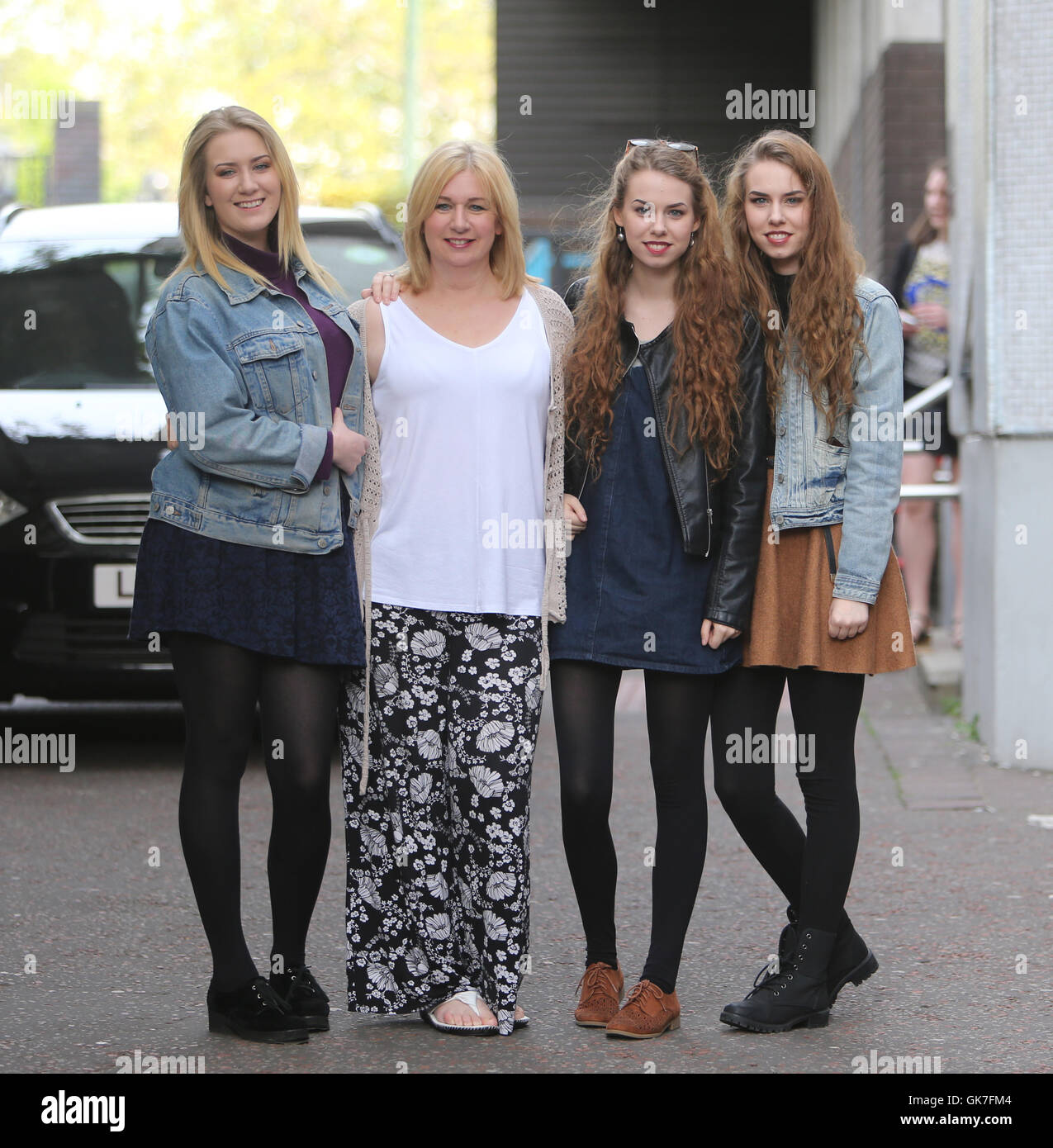 Britain's Got Talent' stars The Garnett Family outside ITV studios ...