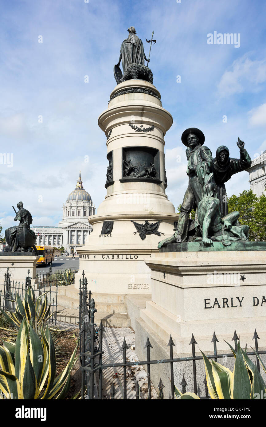 American Town Hall Square Stock Photo - Alamy