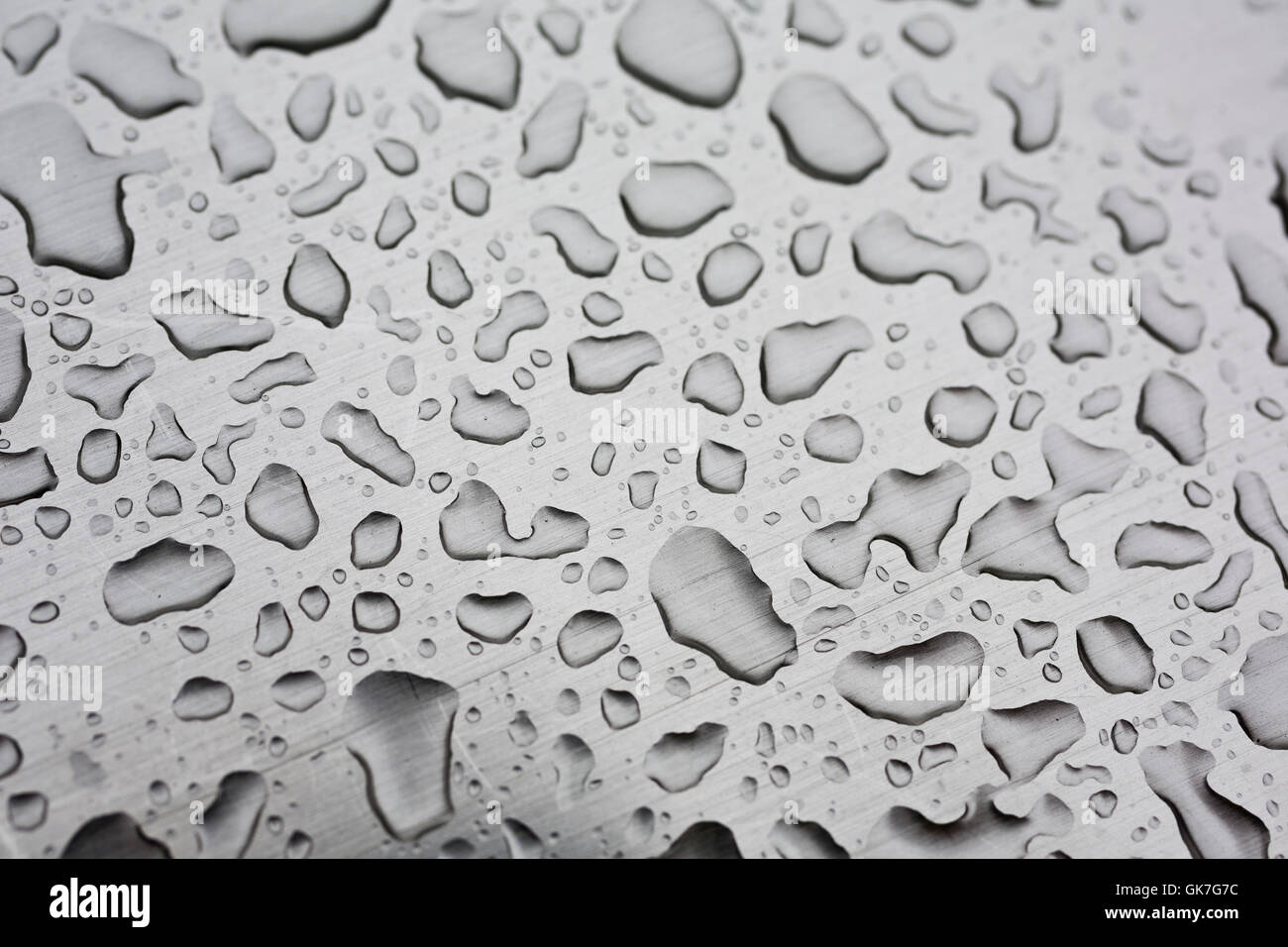 Water drops on a glass surface Stock Photo - Alamy