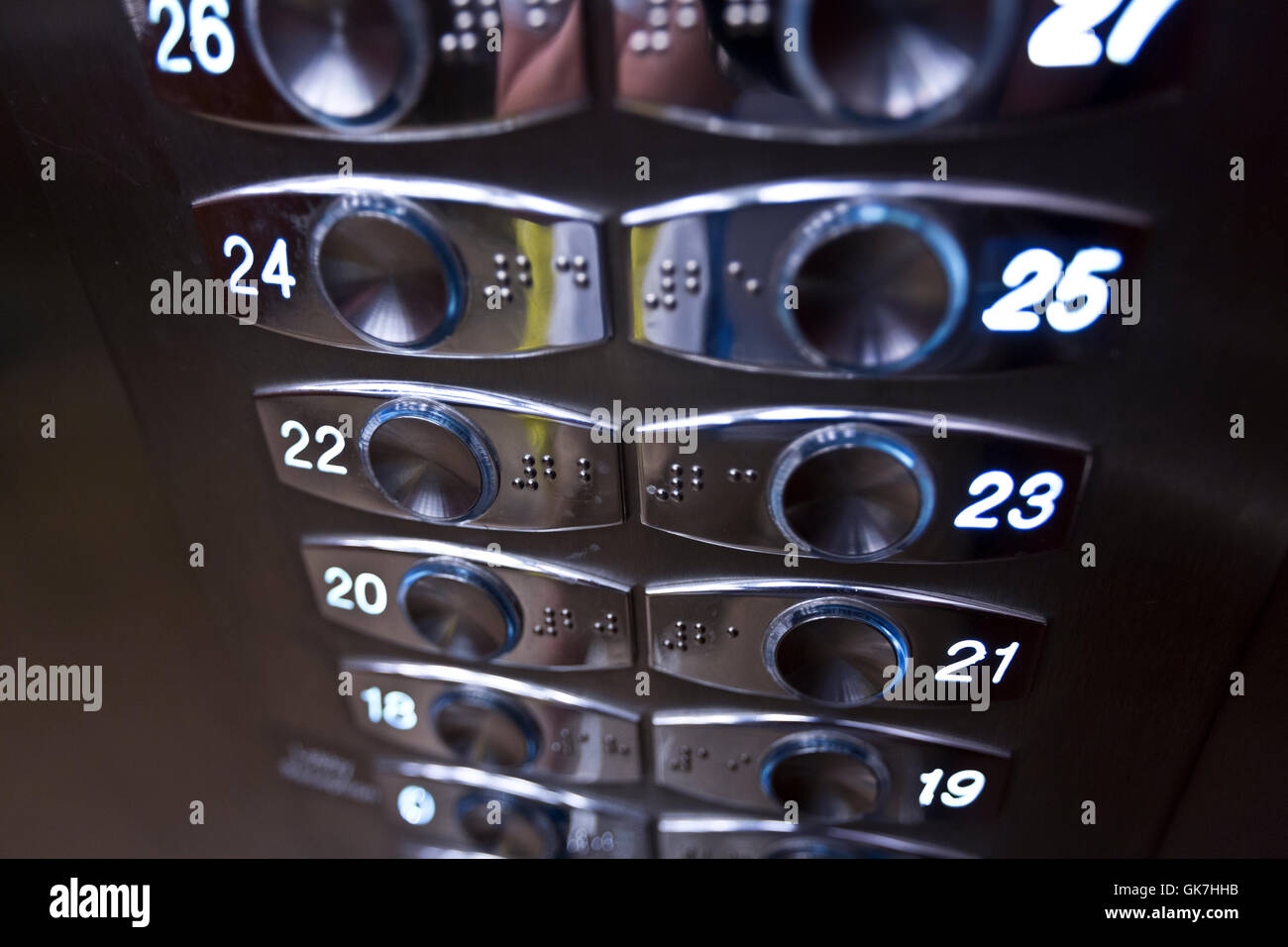 Elevator buttons 1 hi-res stock photography and images - Alamy