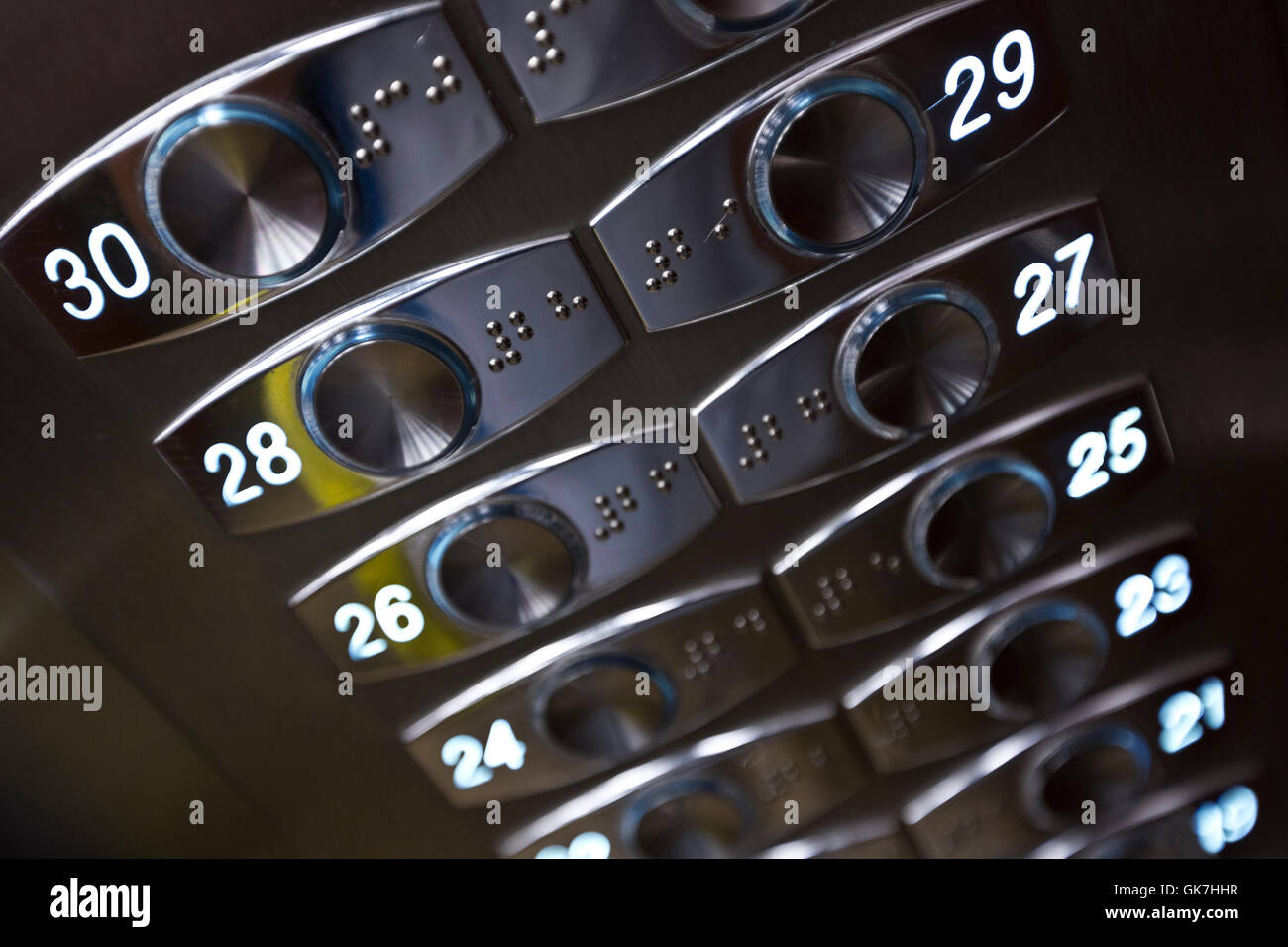 Elevator buttons horizontal hi-res stock photography and images - Alamy