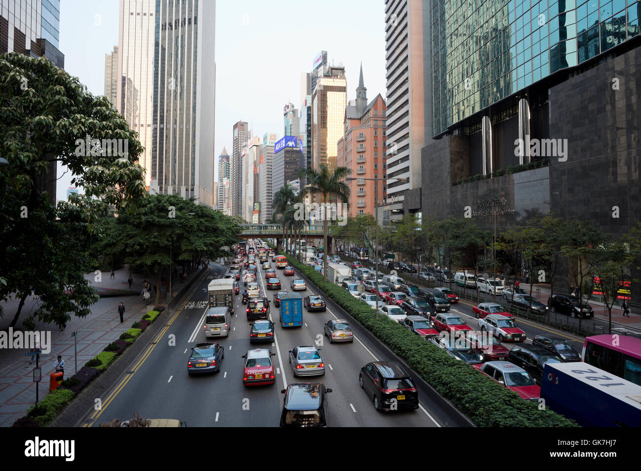 Hong Kong Road Stock Photo - Alamy