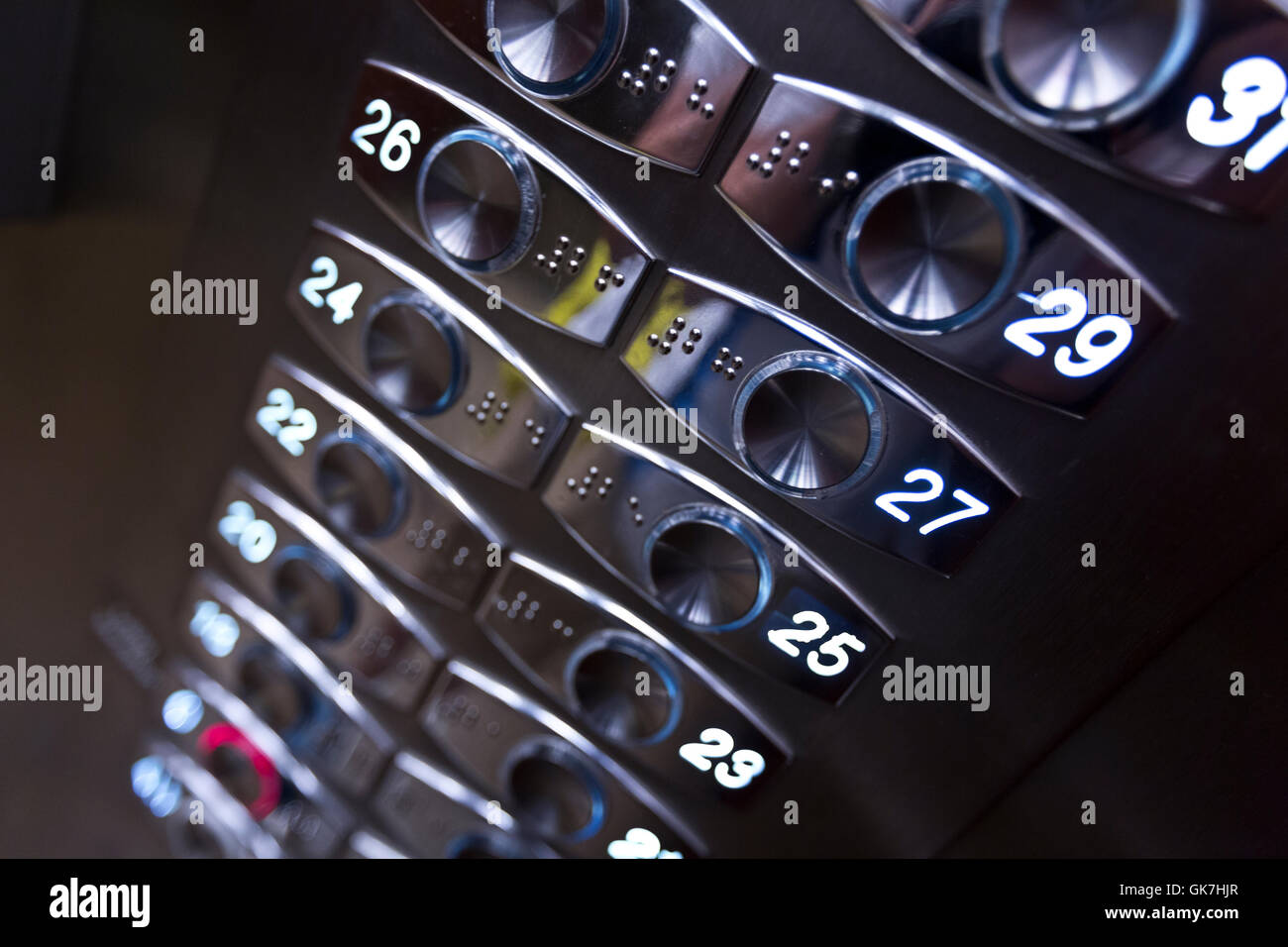 Elevator buttons 1 hi-res stock photography and images - Alamy
