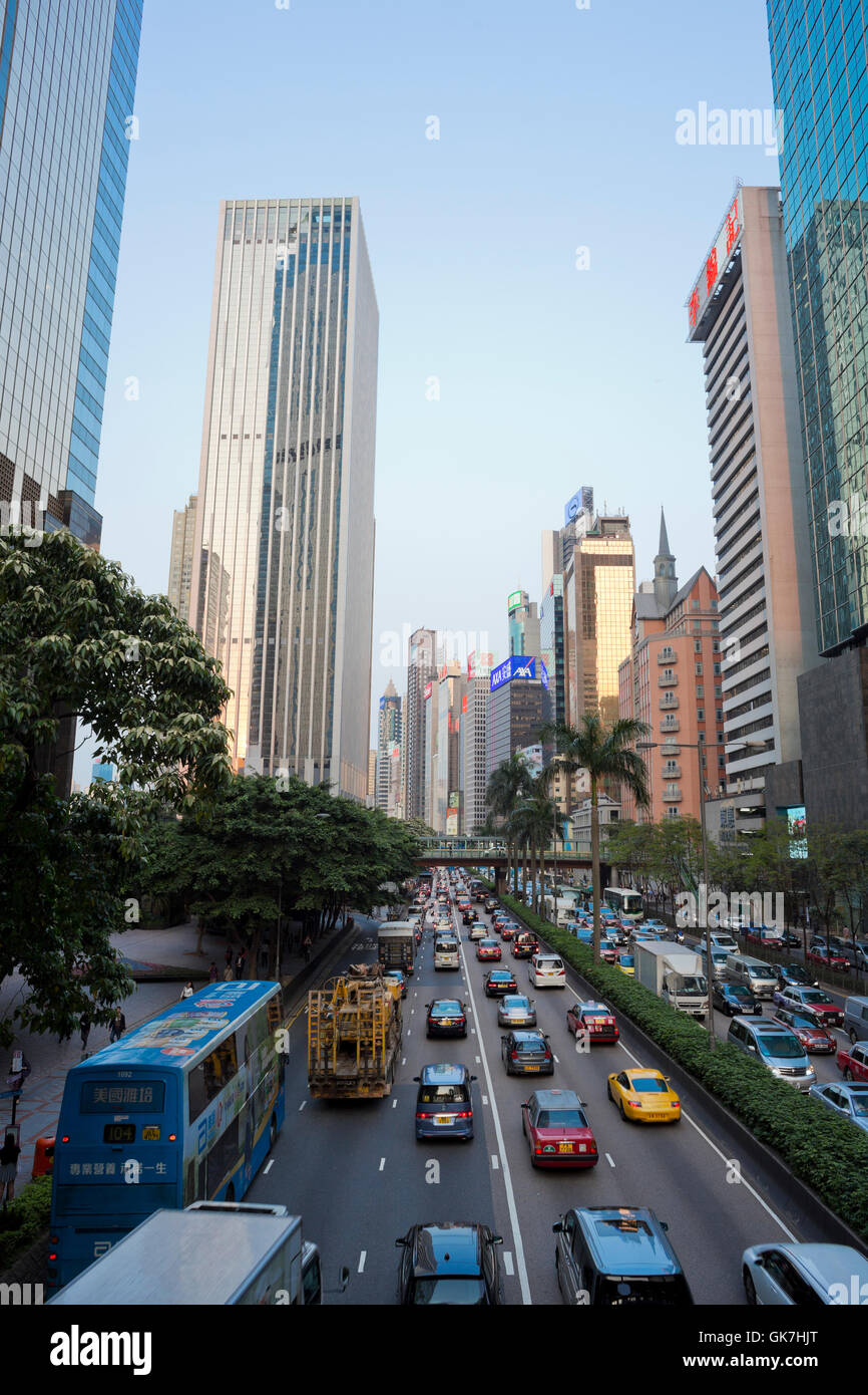 Hong Kong Road Stock Photo - Alamy