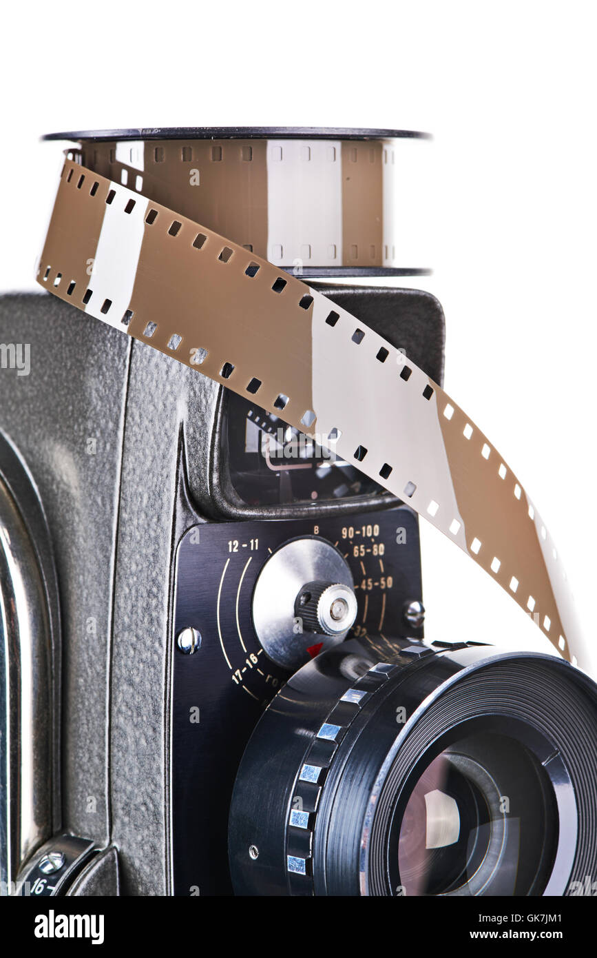 Film reel camera hi-res stock photography and images - Alamy