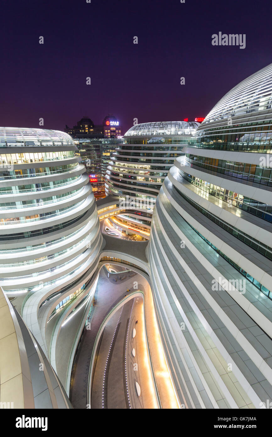 Beijing Galaxy soho Stock Photo - Alamy