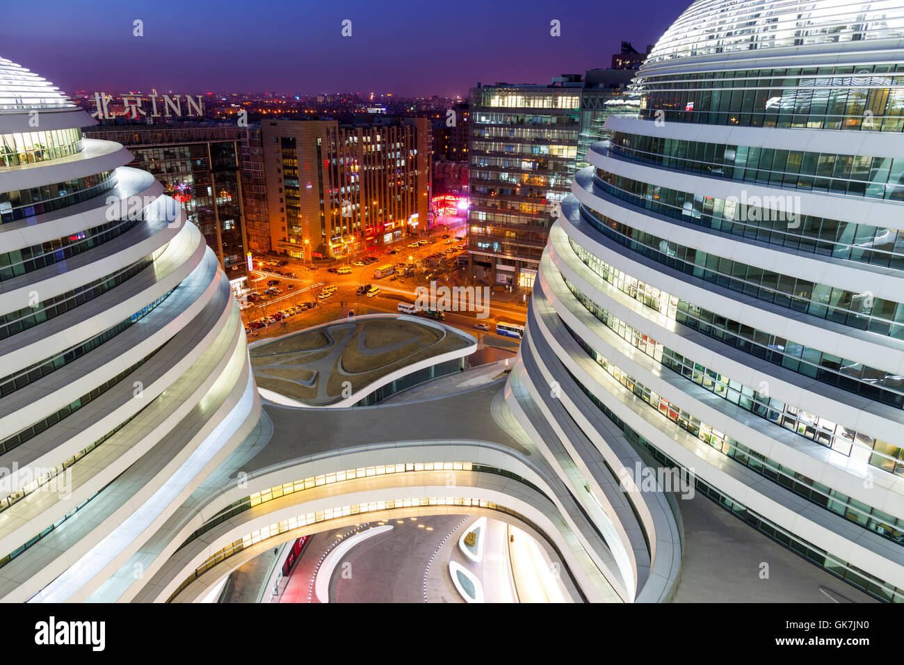 Beijing Galaxy soho Stock Photo - Alamy