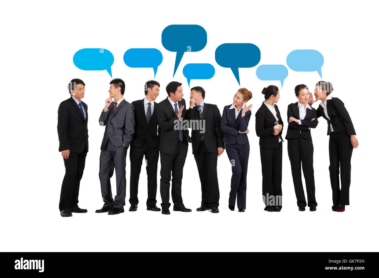 Business people talking communicate Stock Photo - Alamy