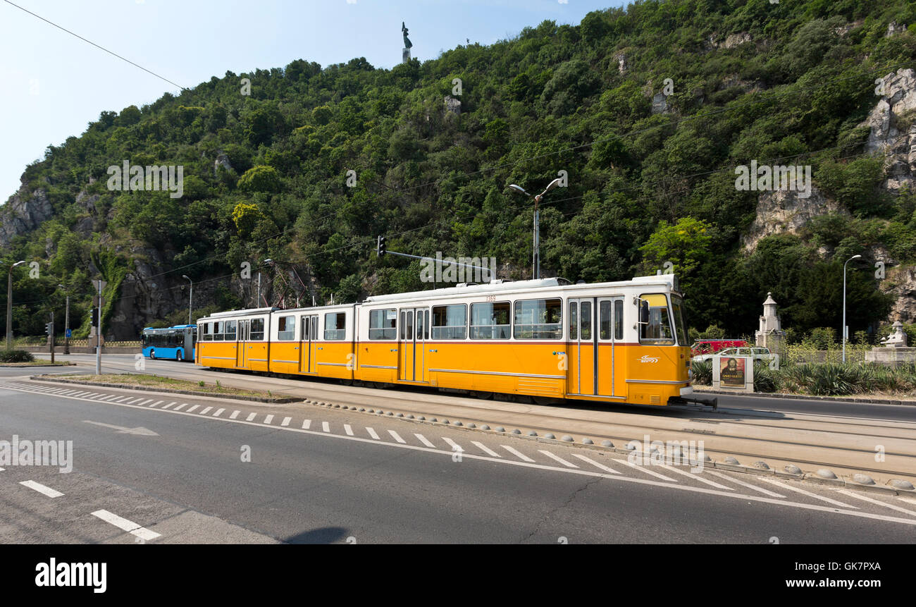 Electric bus in Budapest, Hungary Stock Photo - Alamy