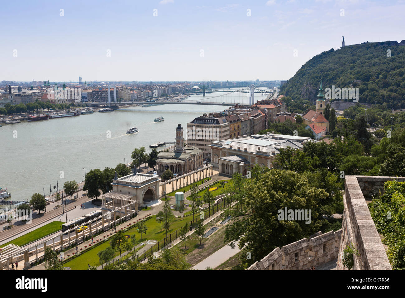 Budapest historic Royal Palace, the beautiful scenery Hungary Stock ...