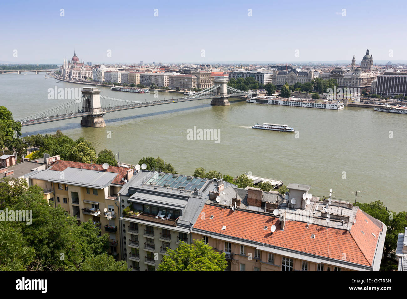 Budapest historic Royal Palace, the beautiful scenery Hungary Stock ...