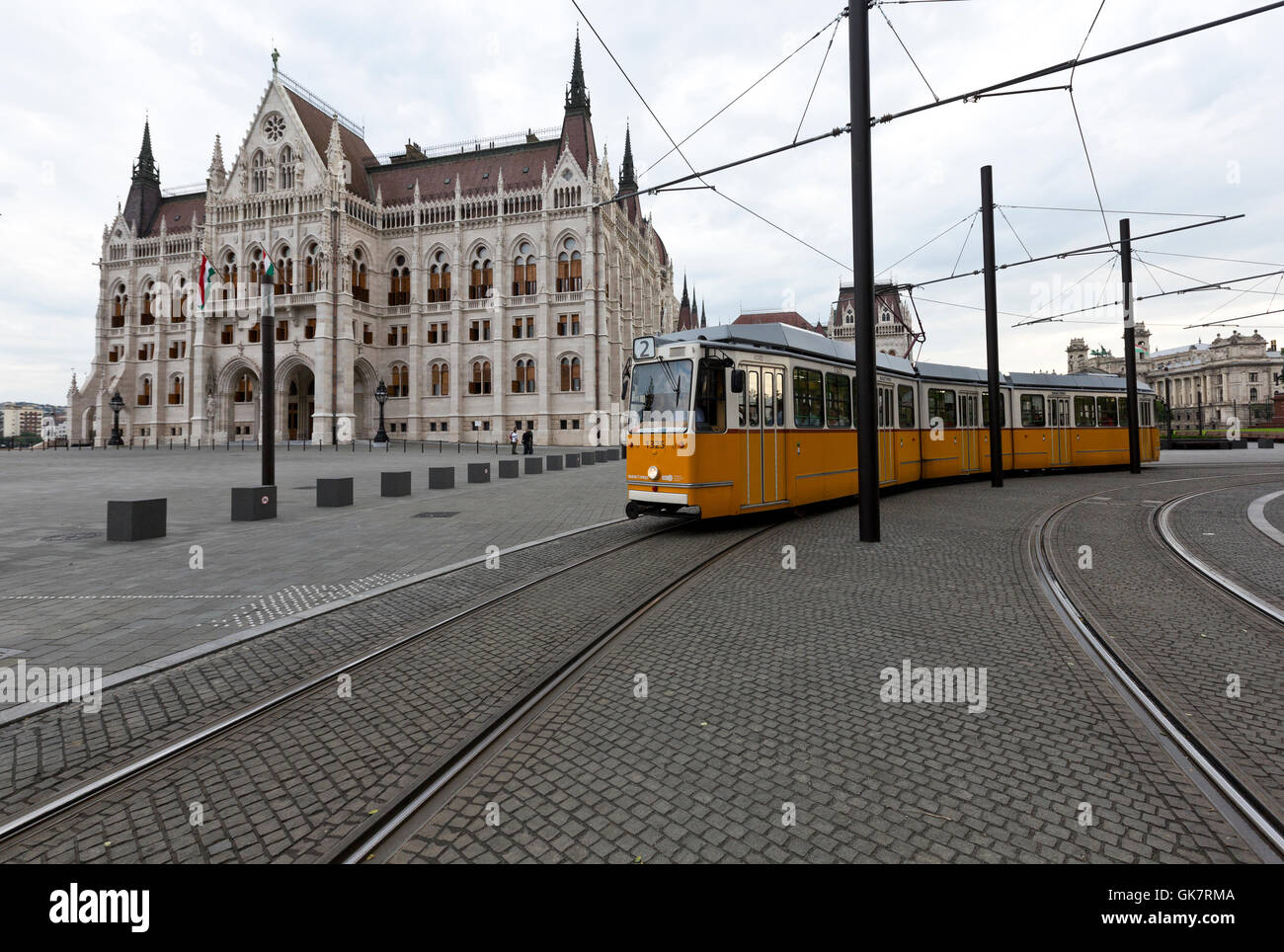 Electric bus in Budapest, Hungary Stock Photo - Alamy