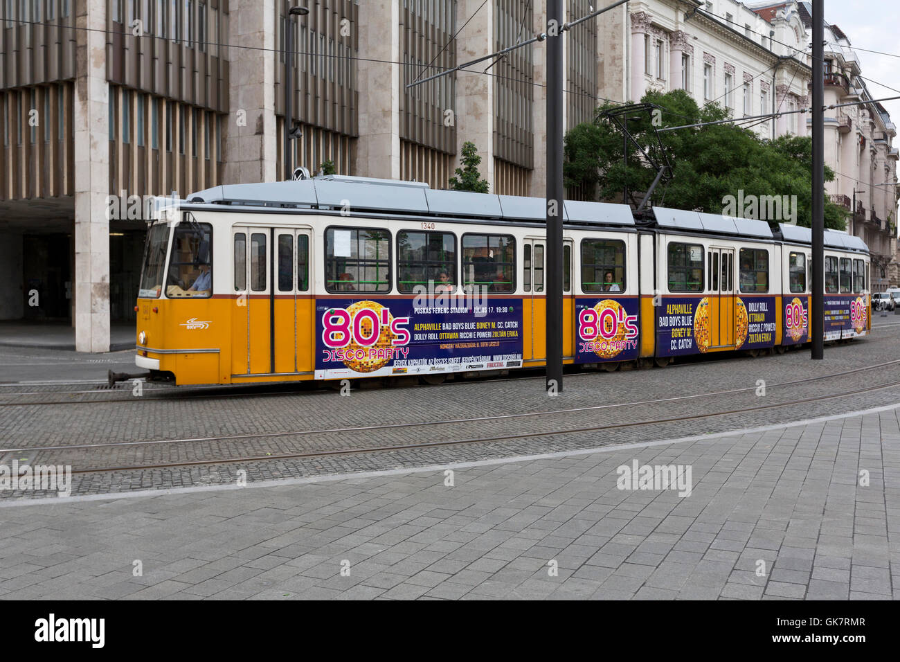 Electric bus in Budapest, Hungary Stock Photo - Alamy