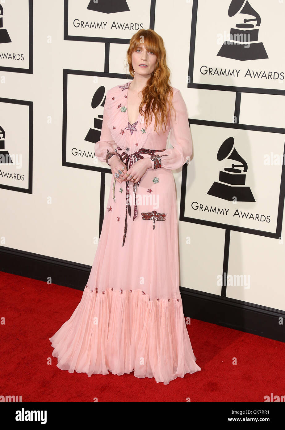 58th Annual GRAMMY Awards - Arrivals Featuring: Florence Welch Where ...