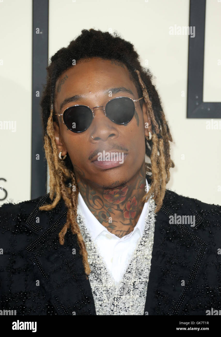 58th Annual GRAMMY Awards - Arrivals Featuring: Wiz Khalifa Where: Los ...