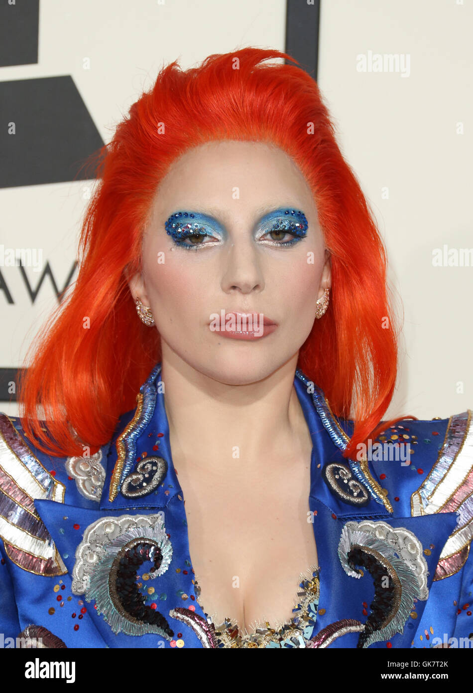 58th Annual GRAMMY Awards - Arrivals Featuring: Lady Gaga Where: Los ...