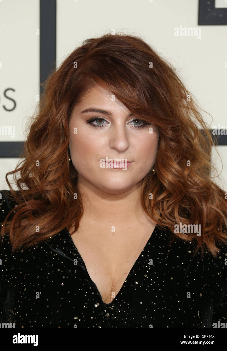 58th Annual GRAMMY Awards - Arrivals Featuring: Meghan Trainor Where ...