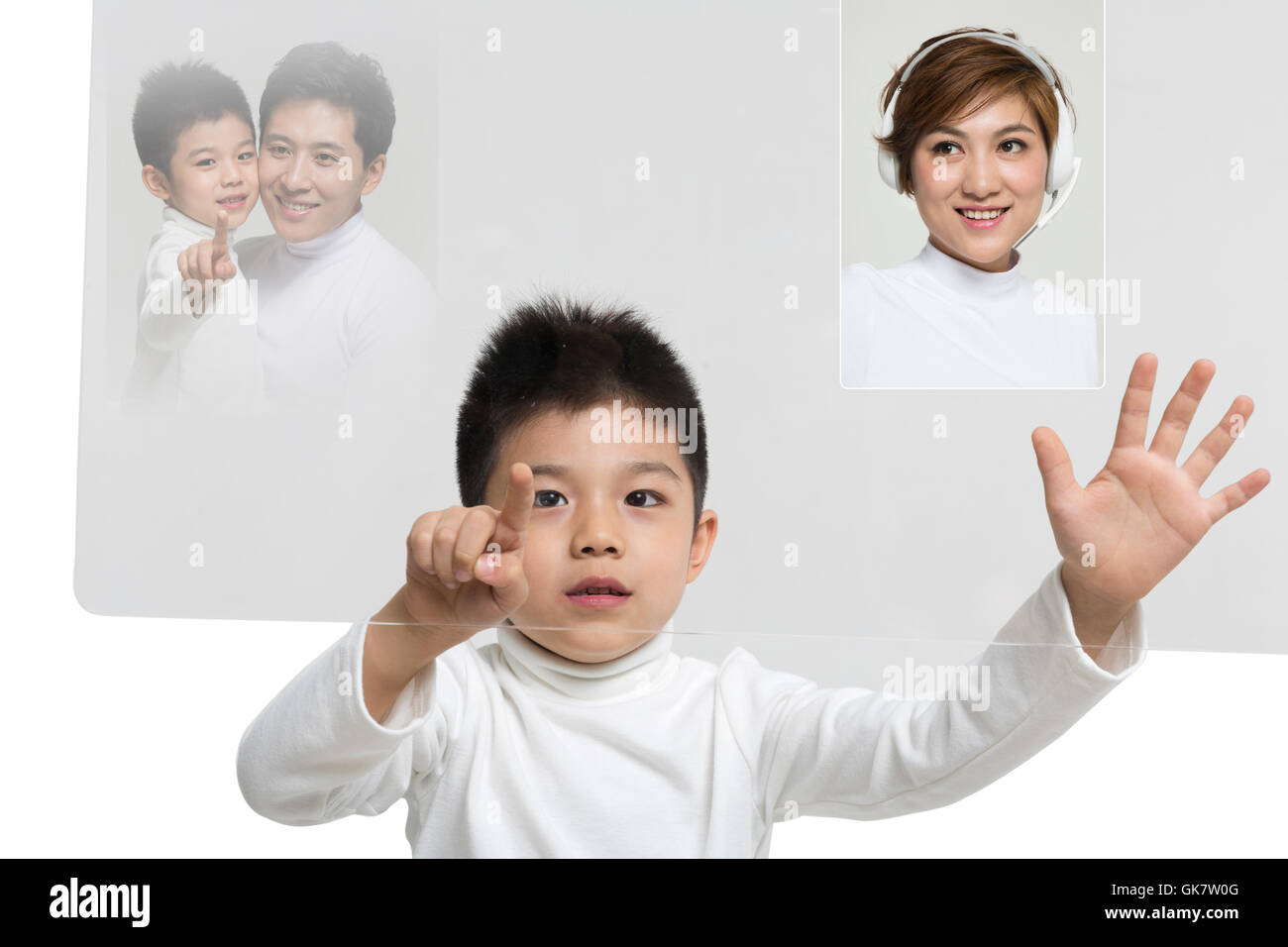 Family life science and technology Stock Photo - Alamy