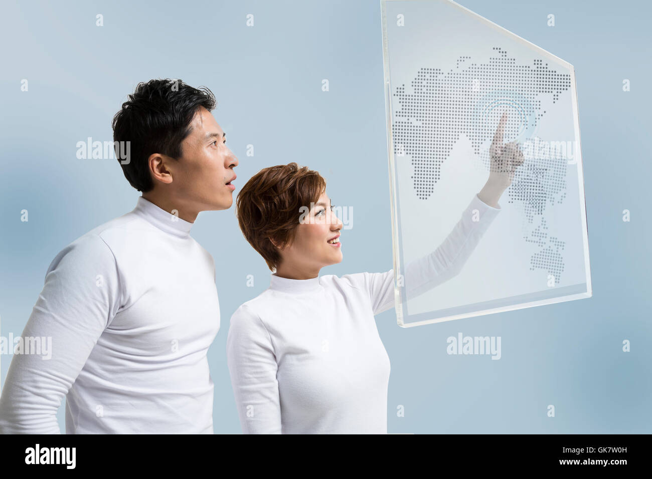 Family life science and technology Stock Photo - Alamy