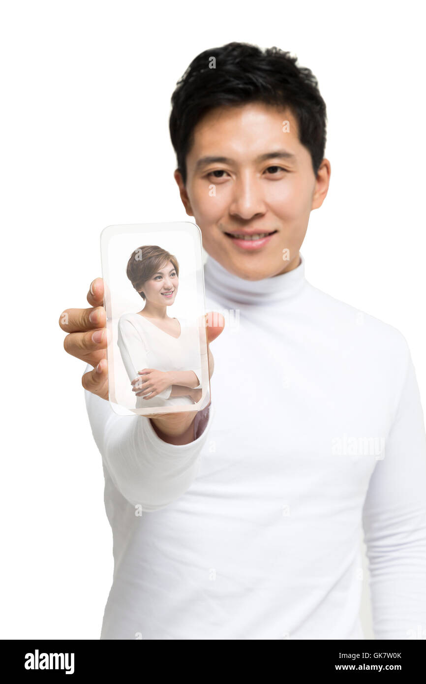 Young Men, life science and technology Stock Photo - Alamy