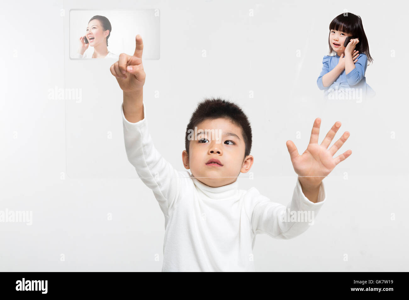 Family life science and technology Stock Photo - Alamy