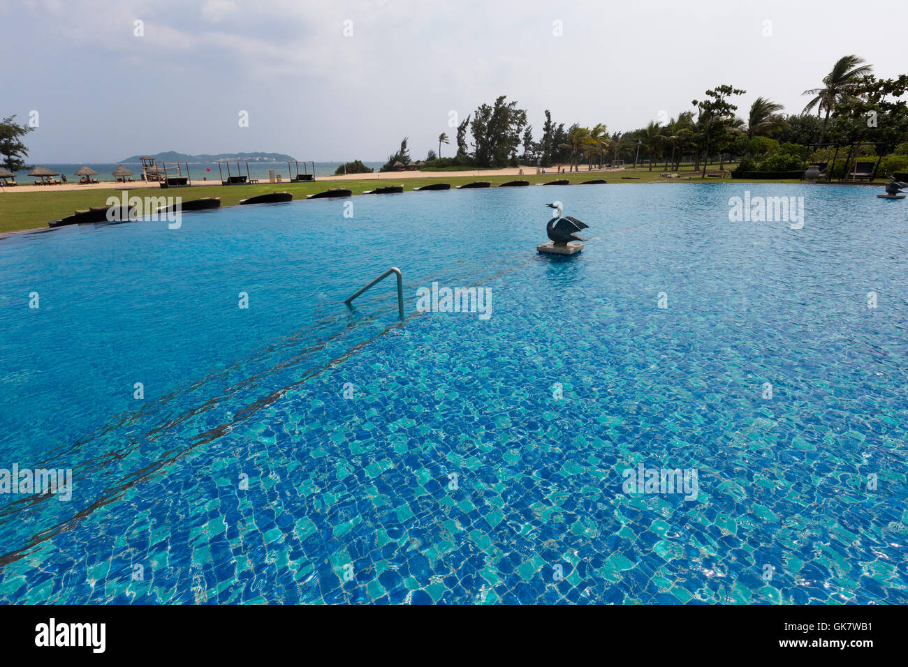 Luxury hotel pool Stock Photo - Alamy
