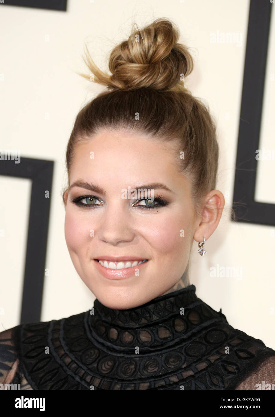 58th Annual GRAMMY Awards - Arrivals Featuring: Skylar Grey Where: Los ...