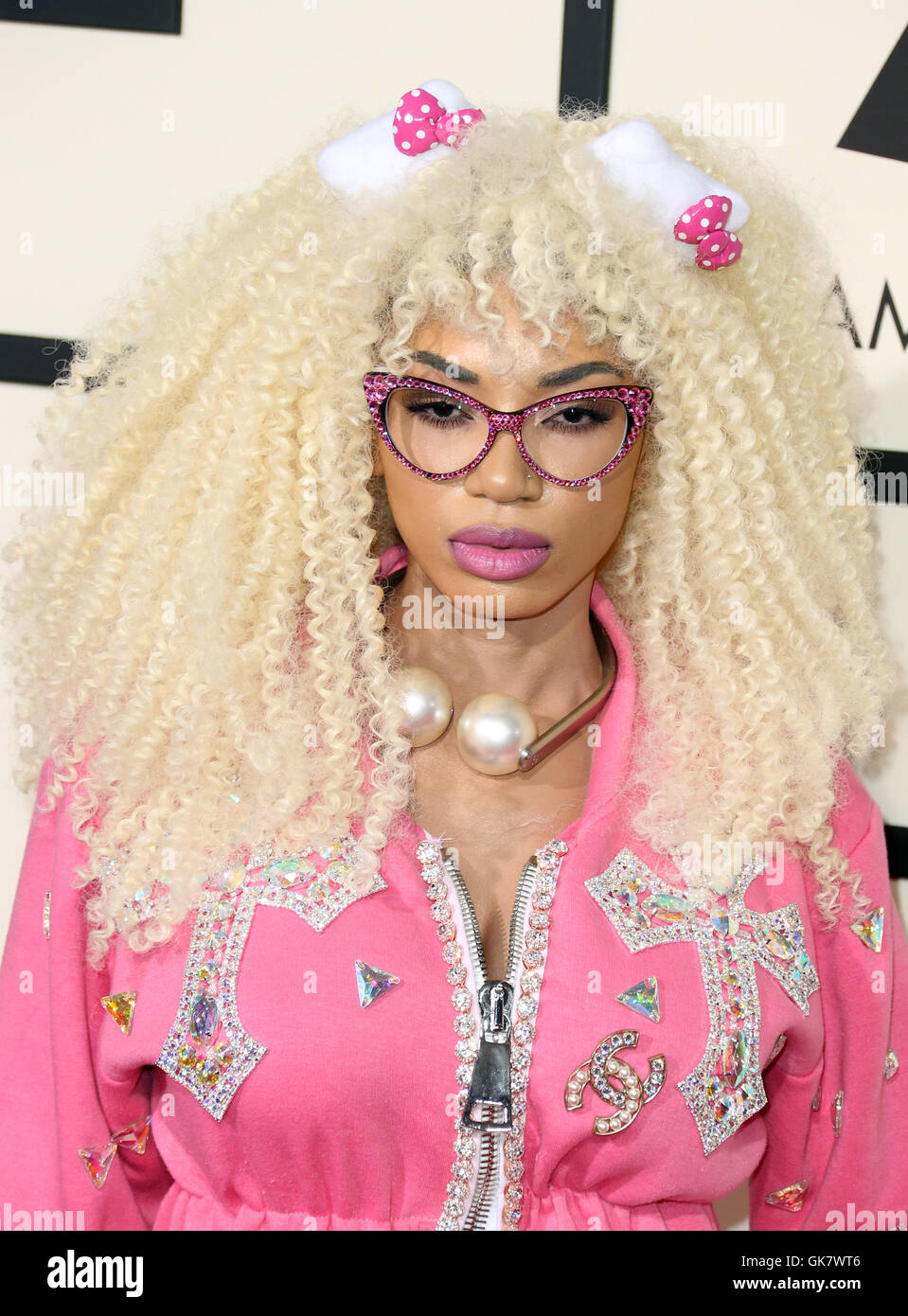 58th Annual GRAMMY Awards - Arrivals Featuring: Dencia Where: Los ...