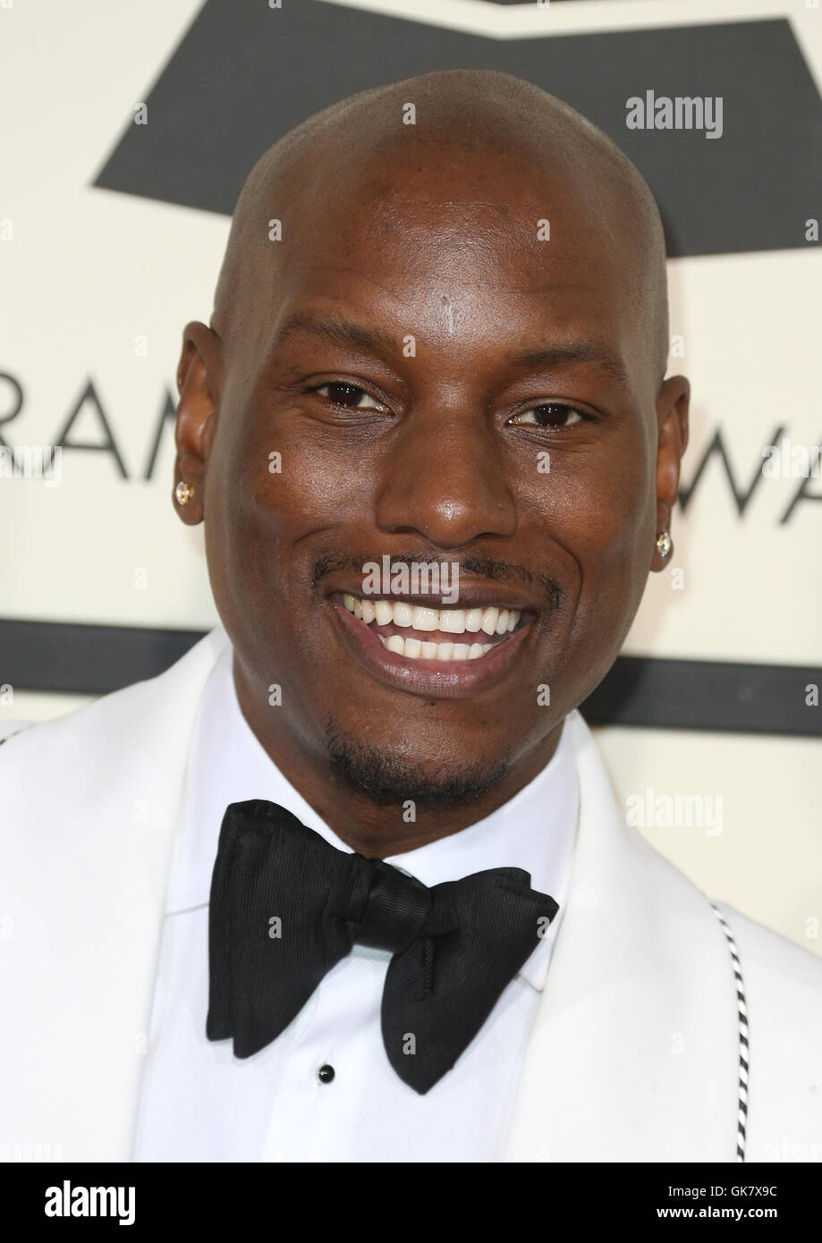 58th Annual GRAMMY Awards - Arrivals Featuring: Tyrese Gibson Where ...