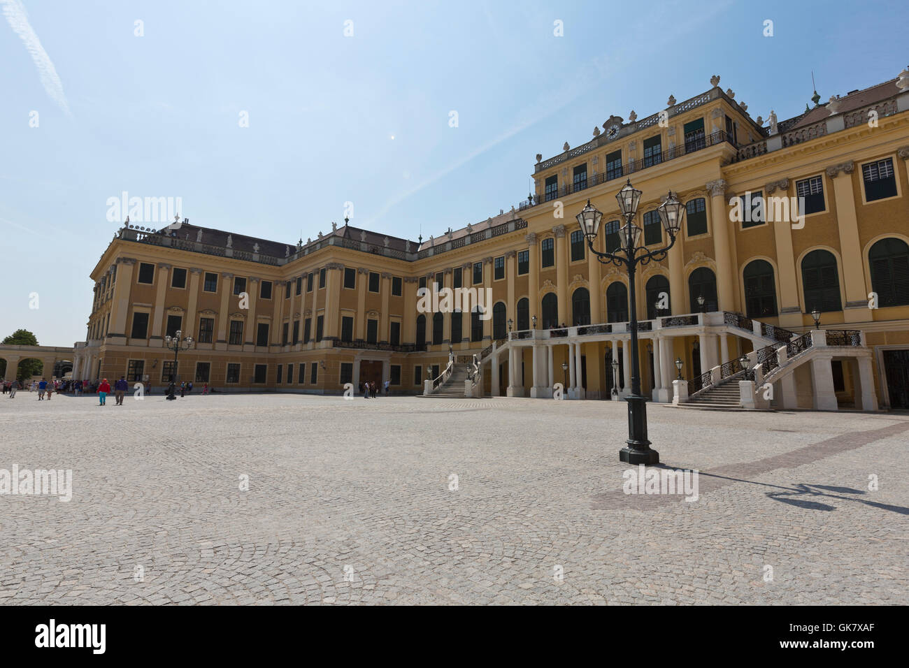 Austria, Schonbrunn Palace in Vienna, which is the former imperial ...
