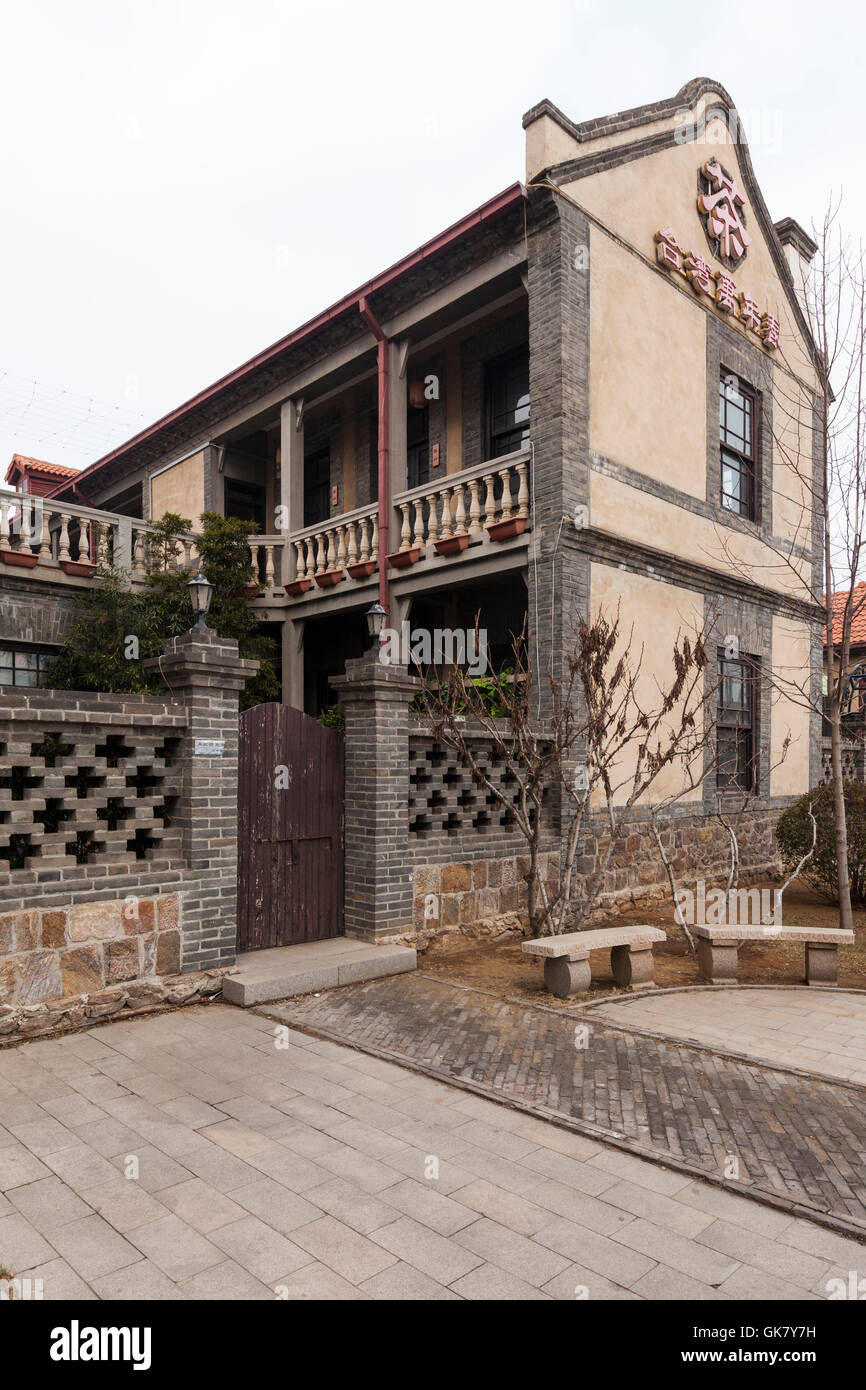 Old house in Yantai China Stock Photo - Alamy