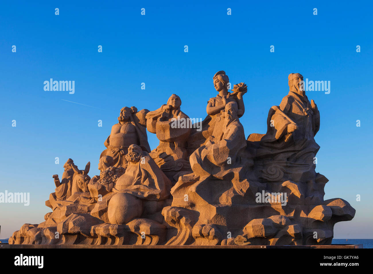 Yantai City Sculpture Stock Photo - Alamy